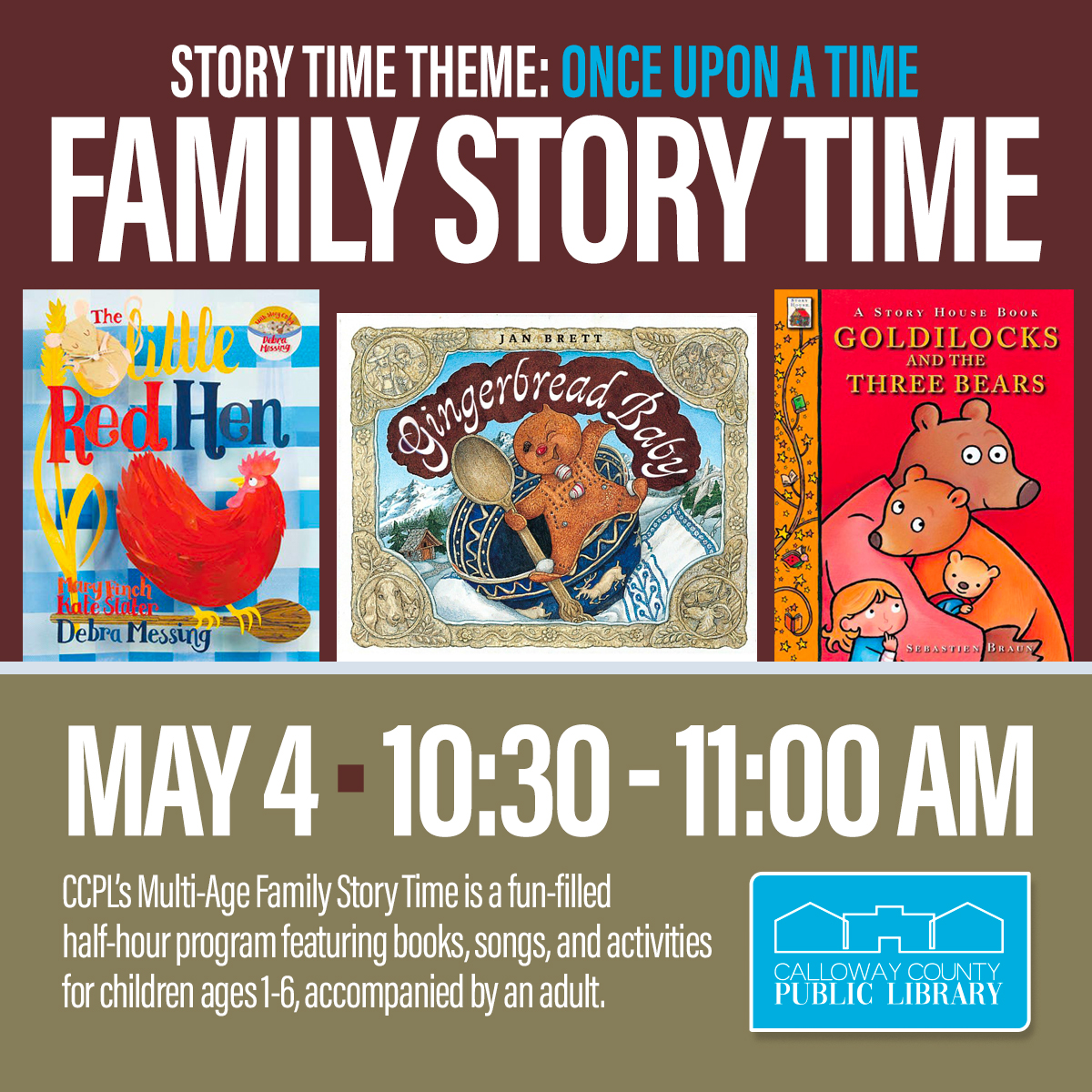 Multi-Age Family Story Time - Calloway County Public Library